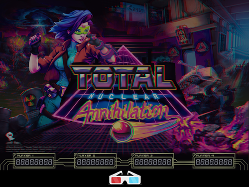 Total Nuclear Annihilation (Spooky 2017) 3d Anaglyph - B2S (.directb2s) & Backglass Downloads ...