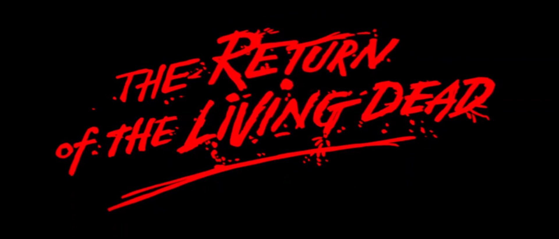Return Of The Living Dead Logo Return Of The Living Dead: Rave To The