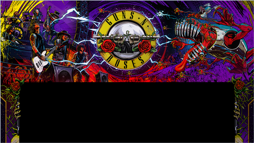 Guns N Roses (Data East 1994) ALT Full DMD - Full DMD Backglasses ...