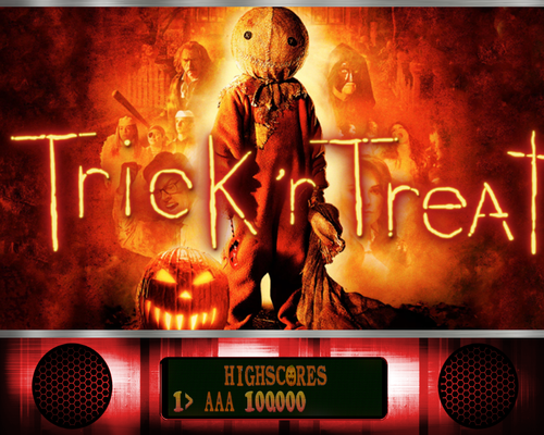 Trick 'r Treat - Full DMD Backglasses - Virtual Pinball Universe