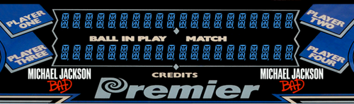 Bad - Full DMD Backglasses - Virtual Pinball Universe