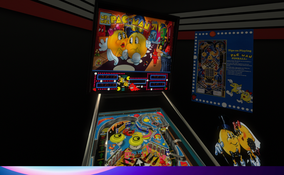 [New VPX Alert]Mr. and Mrs. Pac-Man (Bally 1982)_VR Room - New Visual ...