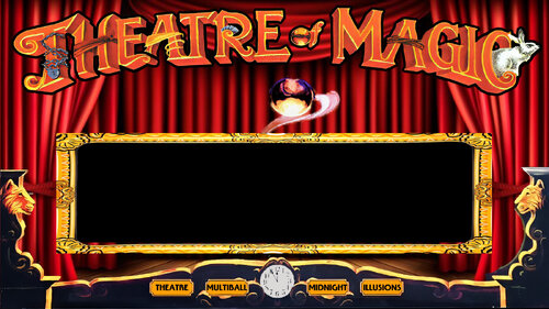 Theatre of Magic ( Bally 1995) animated B2S with full DMD - Full DMD ...