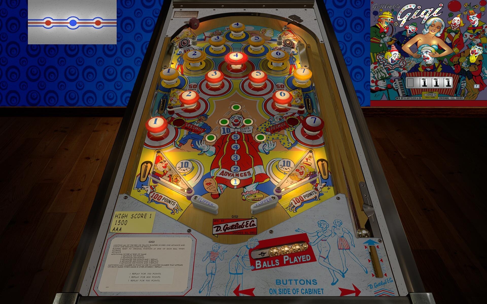 [New VP10 Alert] Gigi (Gottlieb 1963) 1.2 - New Visual Pinball 10 ...