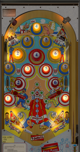 Gigi (Gottlieb 1963) 1.2 - VPX - Pinball Tables - Virtual Pinball Universe