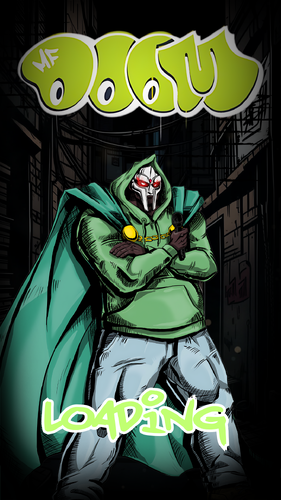 MF Doom 4k Loading - Loading Animations - Virtual Pinball Universe