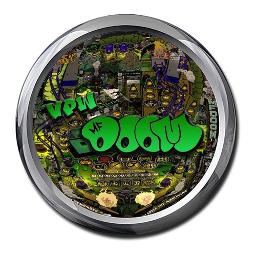 MF DOOM (GOILL773 2024) (Wheel) - Wheel Images - Virtual Pinball Universe