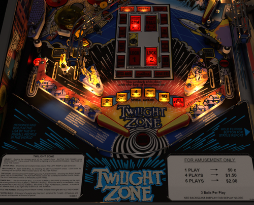 Twilight Zone VPW Apron mod - Other Digital Pinball - Virtual Pinball Universe