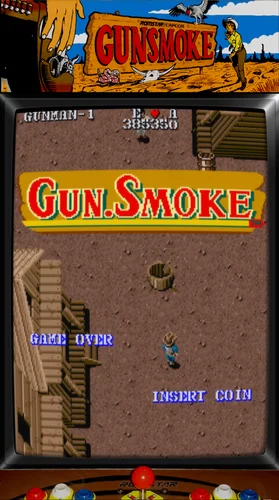 Artwork and Media for GunSmoke. MAME game. Full pack. - Pinup Popper ...