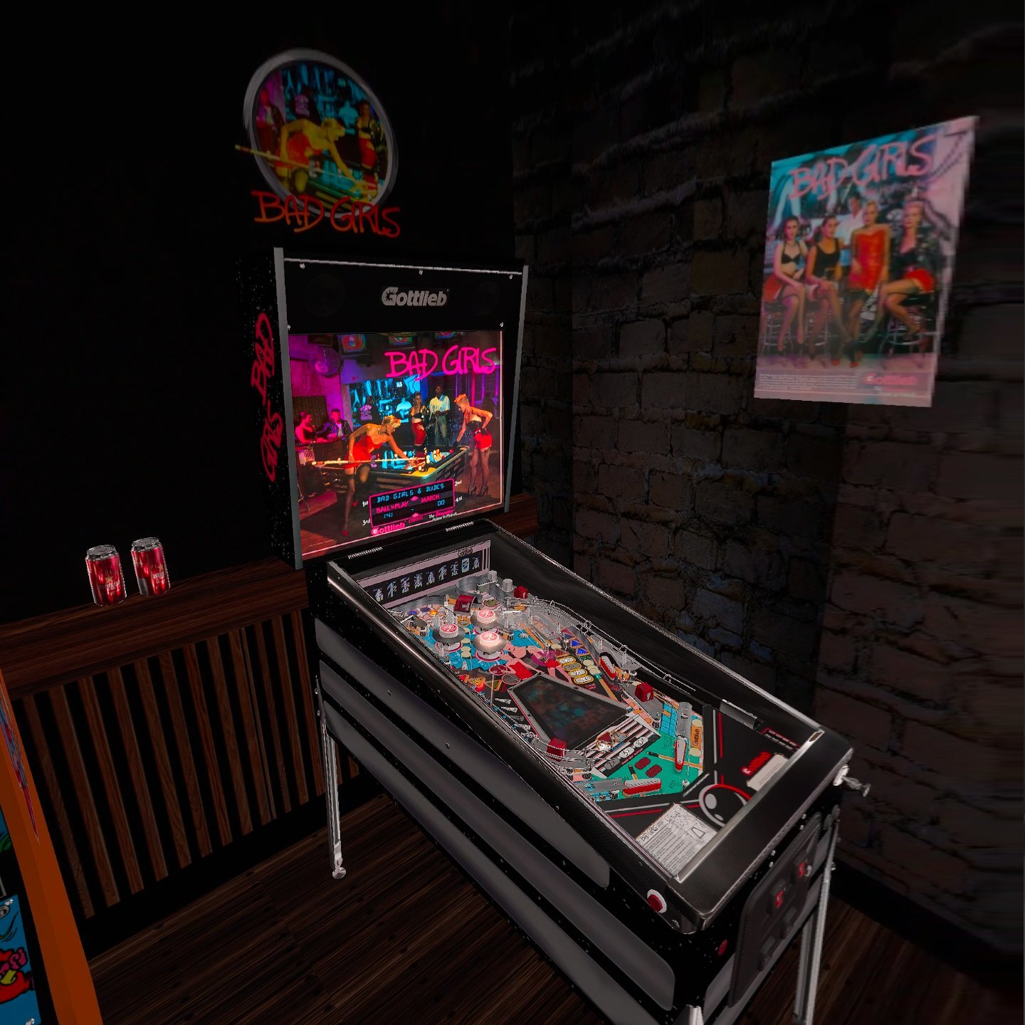 [New VP10 Alert] Bad Girls (Gottlieb 1988) Ext2k FS-DT-VR-MR - New ...