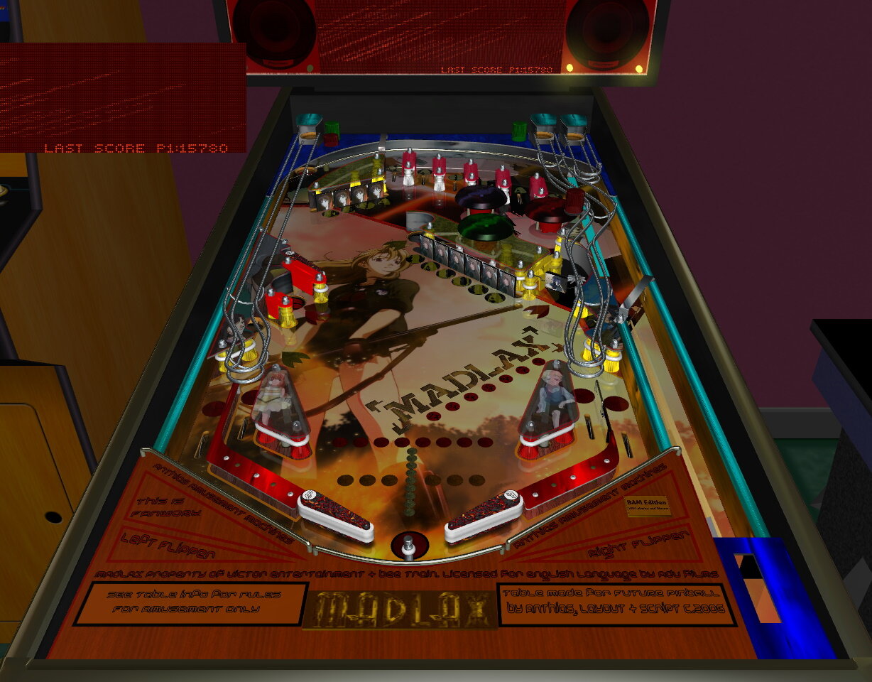 [New Future Pinball]Madlax (Original, 2006, v1.4bam 2021) - New ...