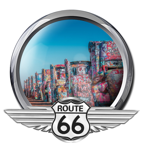 Route 66 wheels - Tarcisio Style Wheels - Virtual Pinball Universe
