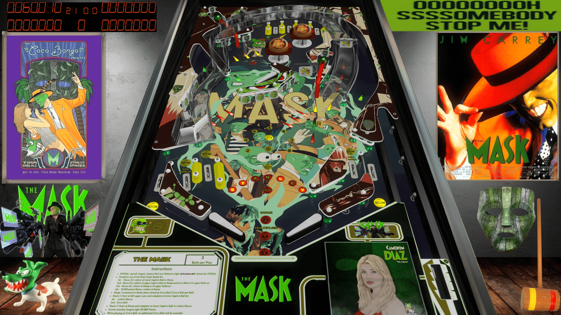 [New VPX Alert]The Mask (TBA 2019) - New Visual Pinball 10 - Releases ...
