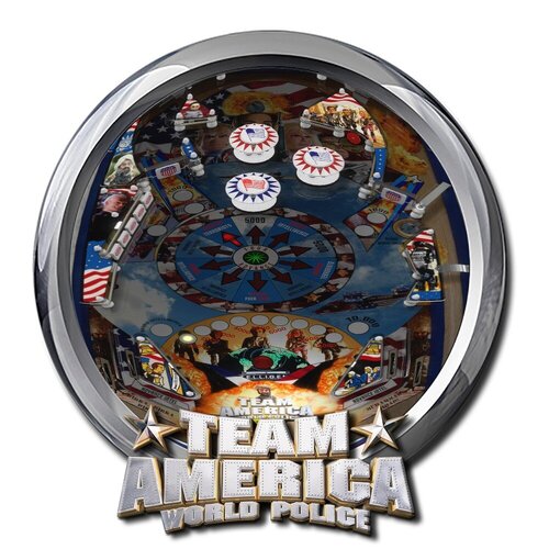 Team America World Police (Wheel) - Wheel Images - Virtual Pinball Universe