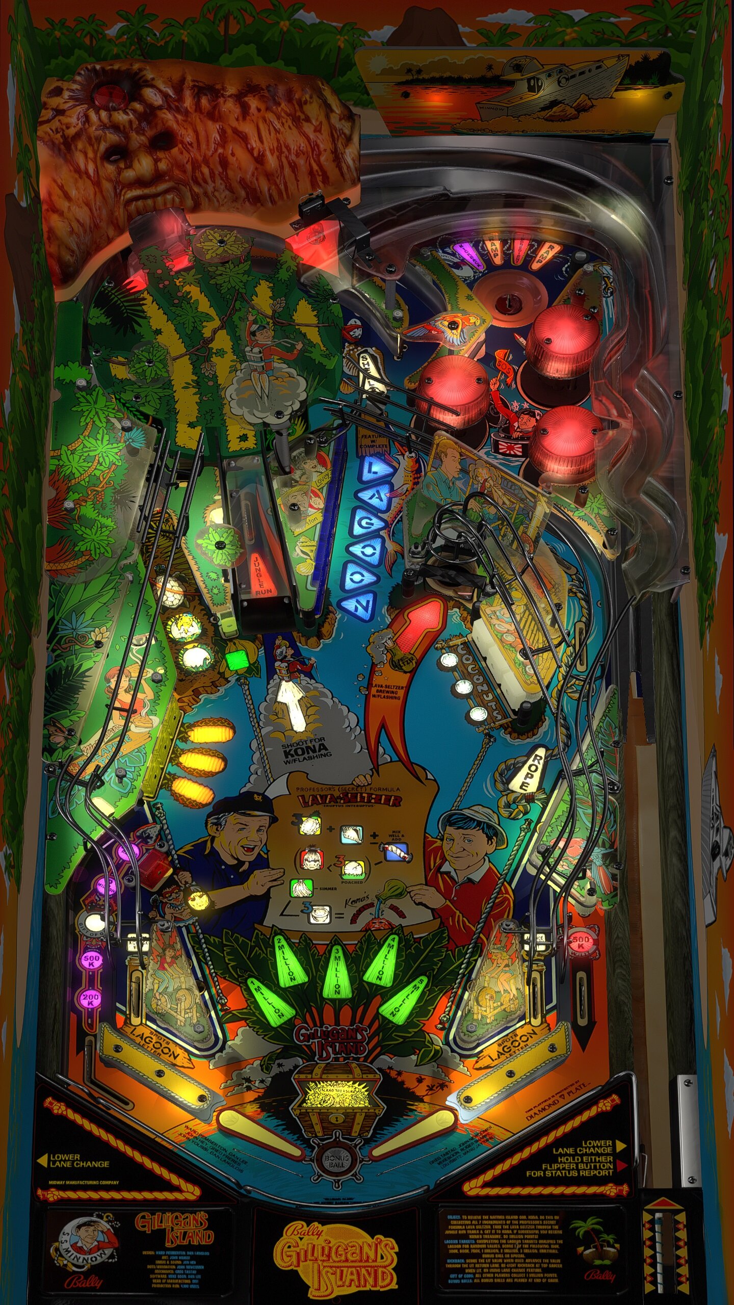 [VPURemix]Gilligan's Island Cabinet Mod - New Visual Pinball 10 ...