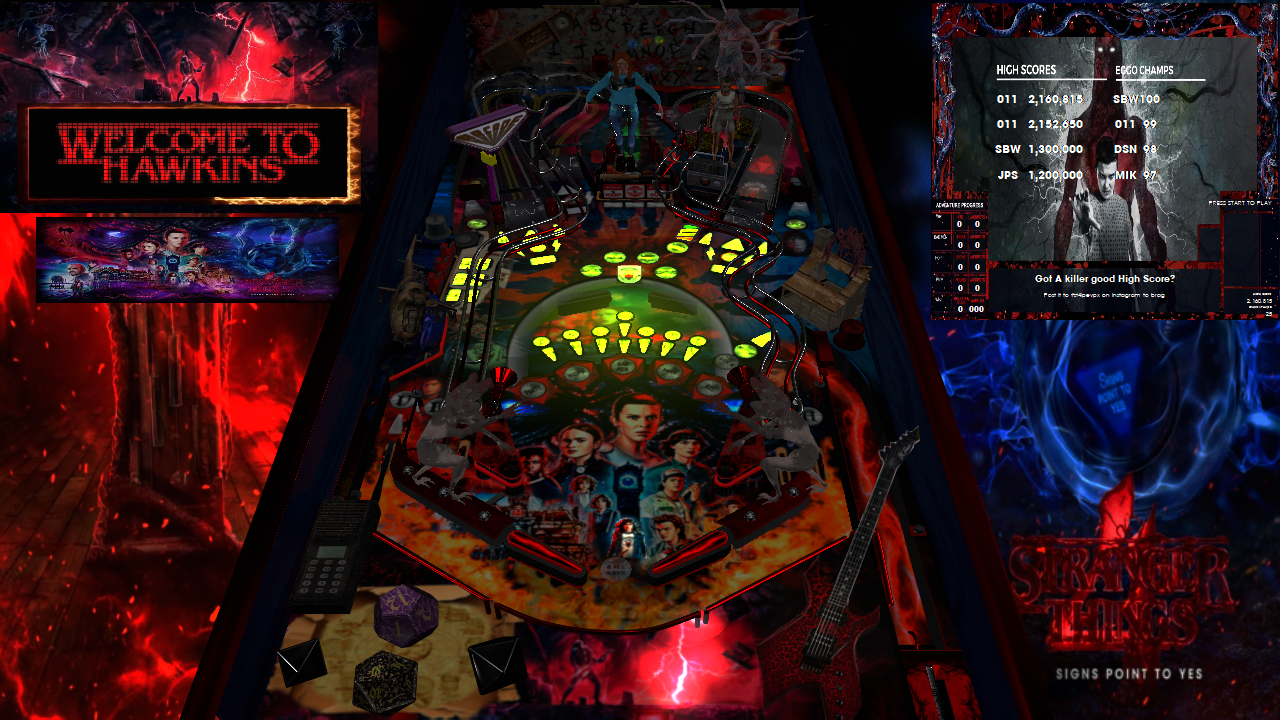 [New VP10 Alert] Stranger Things 4 Premium V3.1 - New Visual Pinball 10 ...