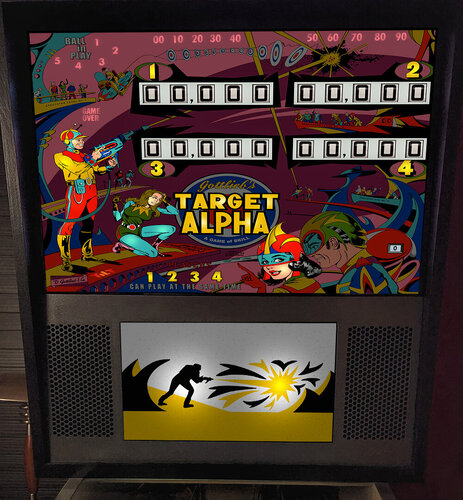 Target Alpha (Gottlieb 1976) b2s - B2S (.directb2s) & Backglass ...