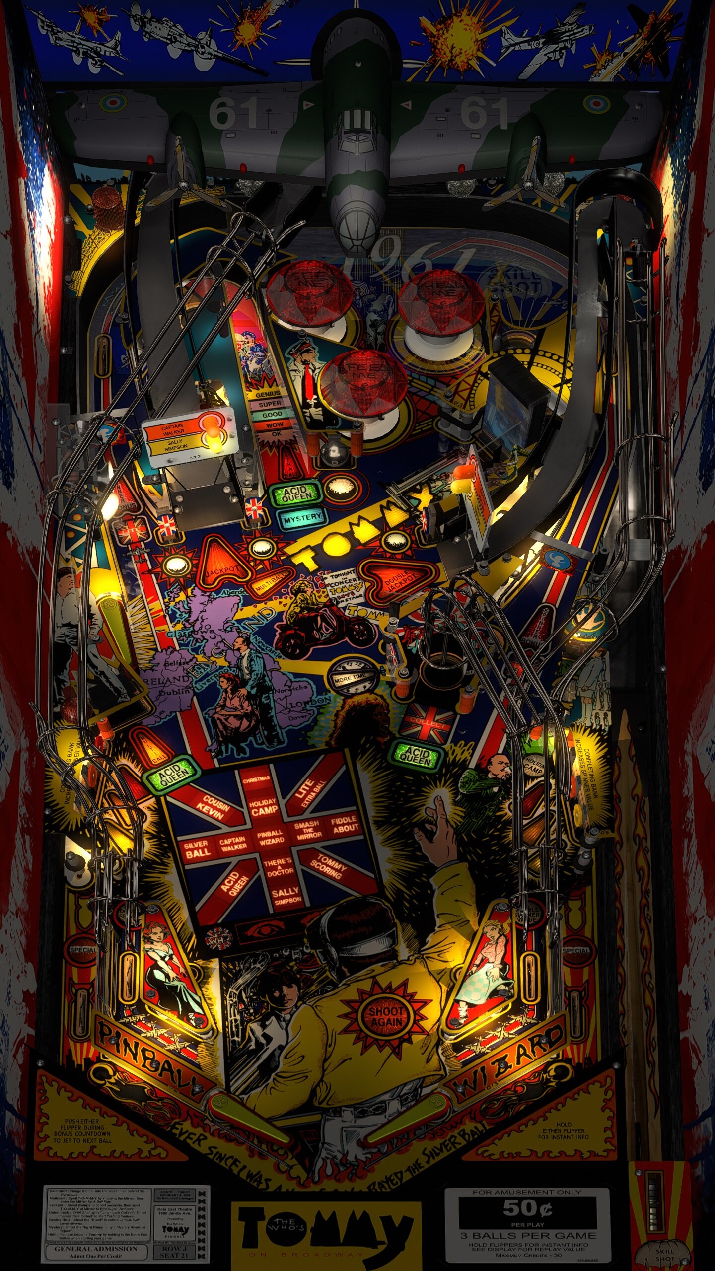 [VPURemix]The Who's Tommy Pinball Wizard Cabinet Mod - New Visual Pinball 10 - VPURemix Releases ...