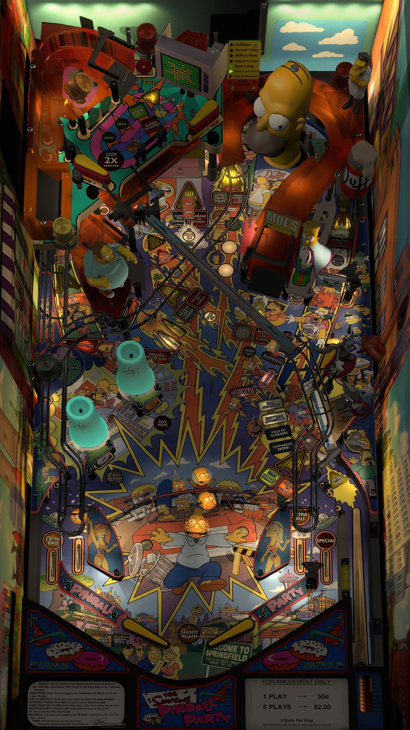 [VPURemix]Simpsons Pinball Party Cabinet Mod - New Visual Pinball 10 ...