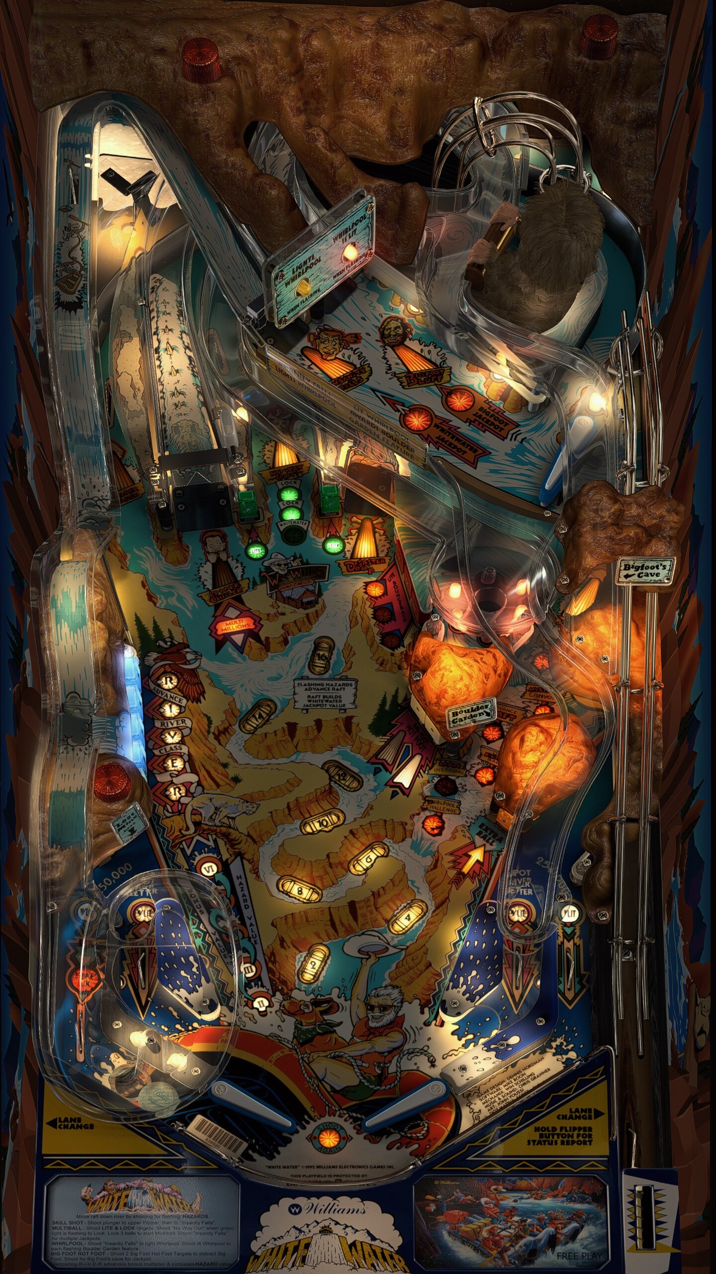 [VPURemix]White Water Cabinet Mod - New Visual Pinball 10 - VPURemix ...