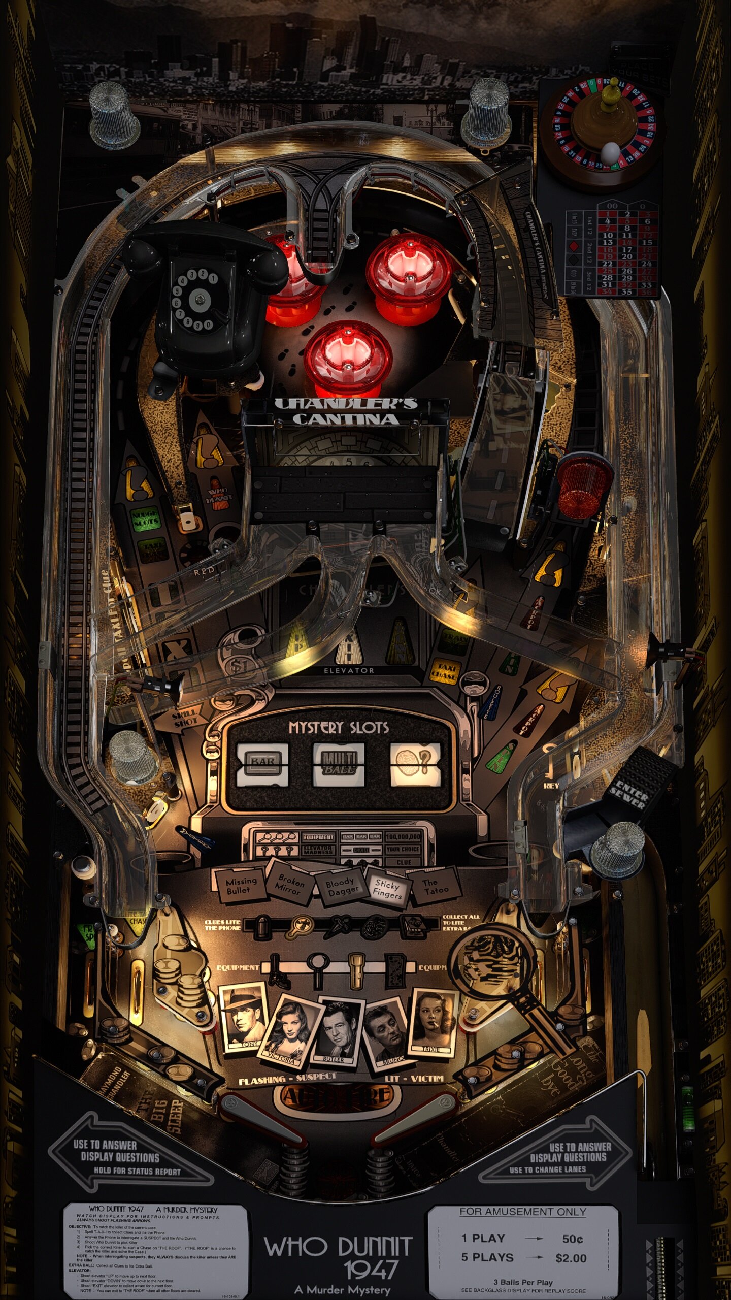 [VPURemix]Who Dunnit 1947 Cabinet Mod - New Visual Pinball 10 ...