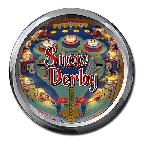 Snow Derby (Gottlieb 1970) (Wheels) - Wheel Images - Virtual Pinball ...