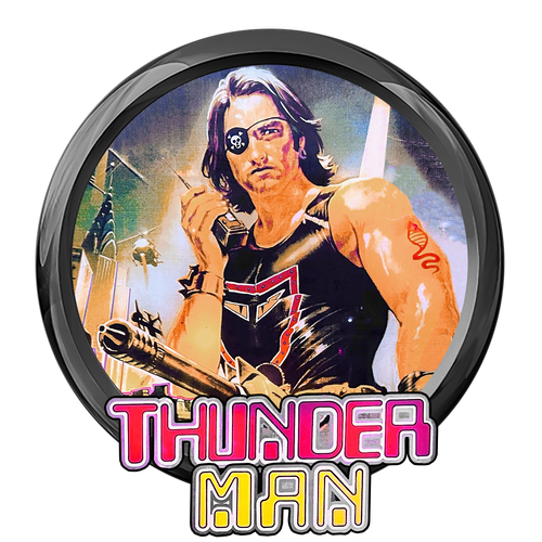 Thunder Man Wheel - Tarcisio Style Wheels - Virtual Pinball Universe