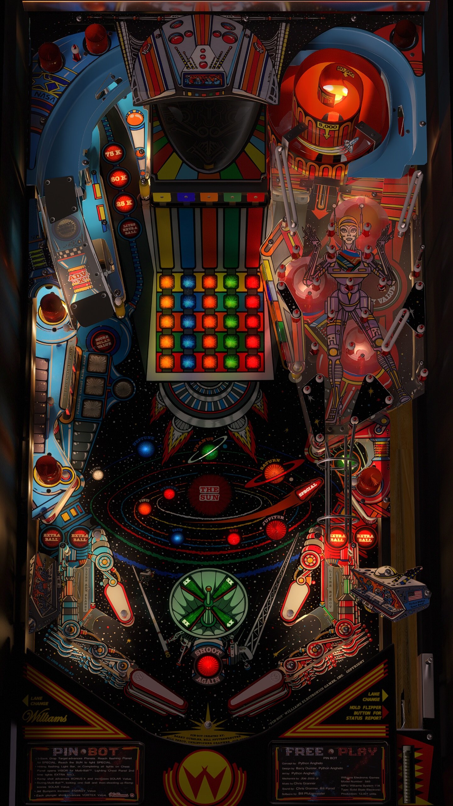 [VPURemix]Pinbot Cabinet Mod - New Visual Pinball 10 - VPURemix ...