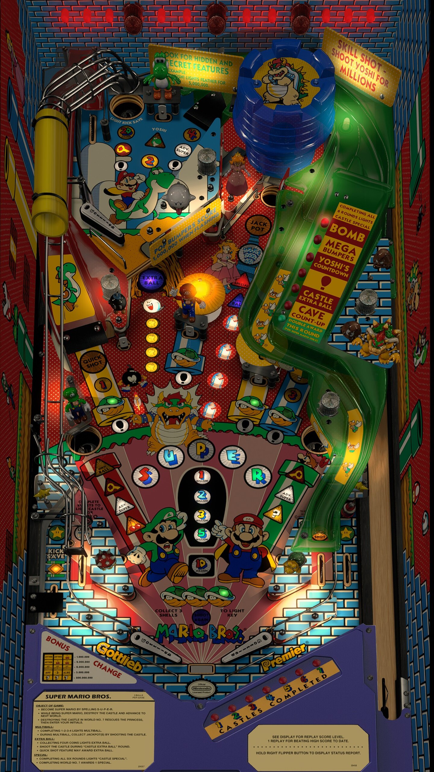 [VPURemix]Super Mario Cabinet Mod - New Visual Pinball 10 - VPURemix ...