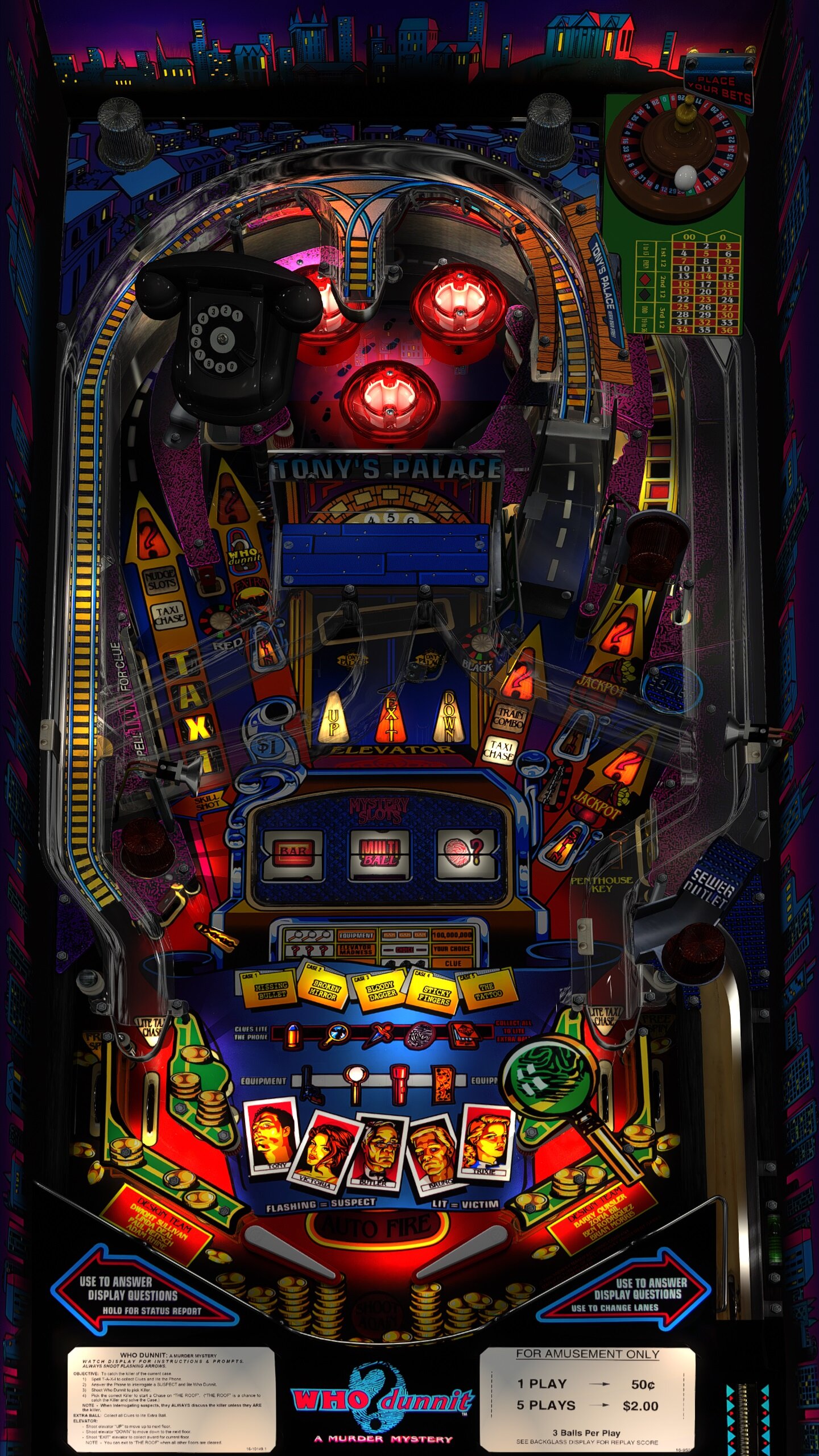 [VPURemix]Who Dunnit Cabinet Mod - New Visual Pinball 10 - VPURemix Releases - Virtual Pinball ...