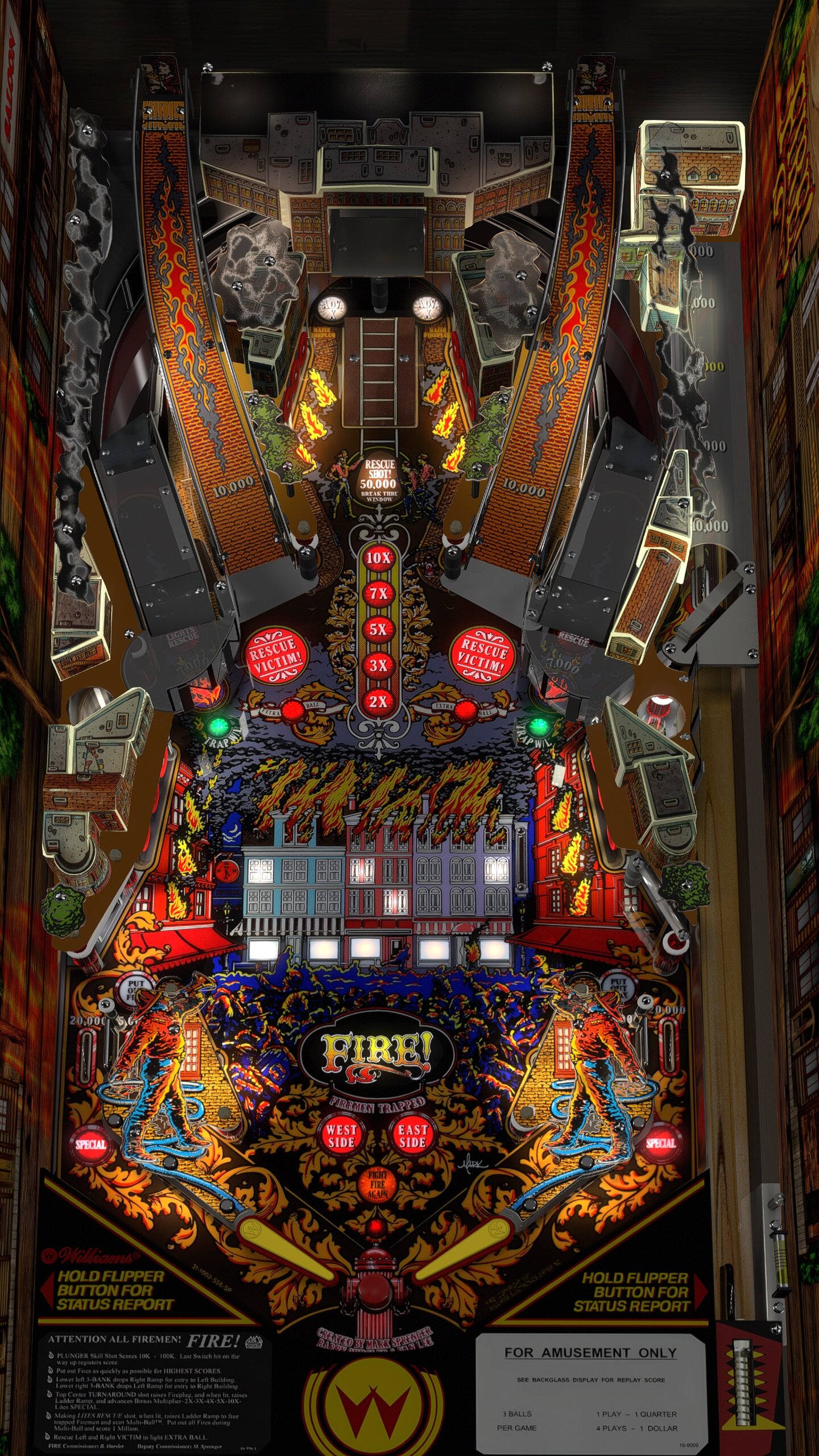 [VPURemix]Fire! Cabinet Mod - New Visual Pinball 10 - VPURemix Releases ...