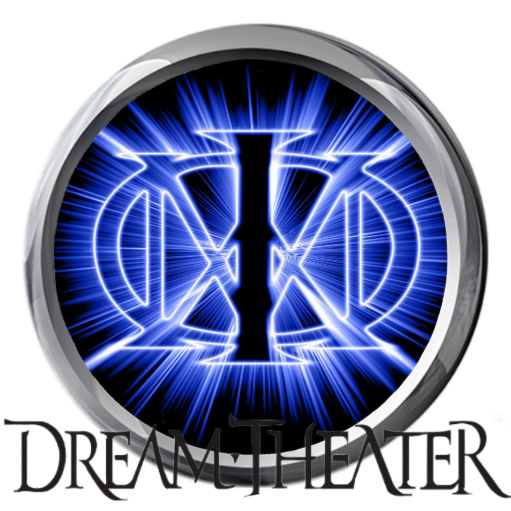 Dream Theatre Logo Dream Theater Logo & Red Symbol (T Shirt)