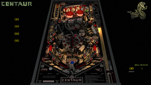 Centaur (Bally 1981) - VPX - Pinball Tables - Virtual Pinball Universe