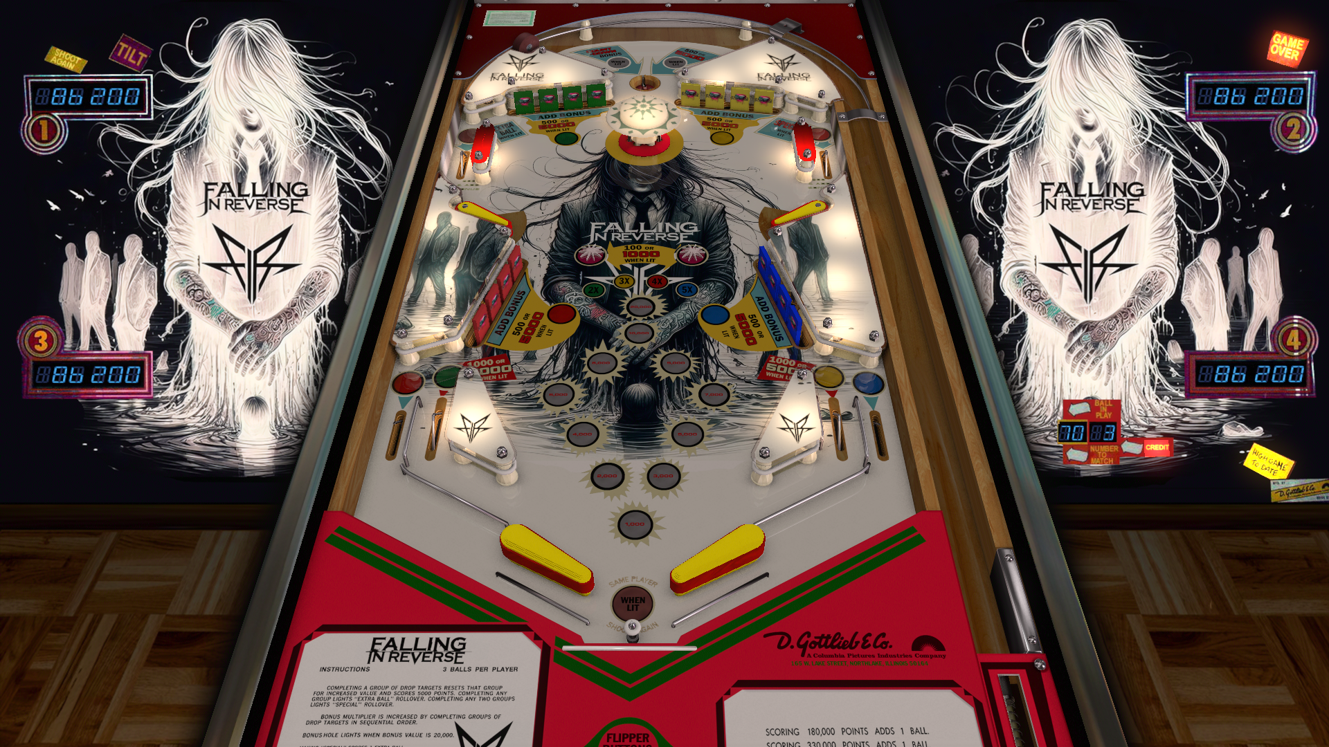 [New VPX Alert]Falling In Reverse - New Visual Pinball 10 - Releases ...