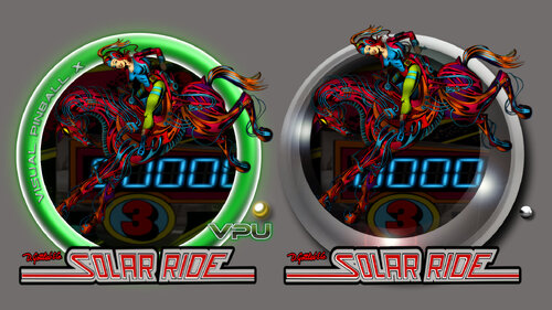 Solar Ride (Gottlieb 1979) Wheels - Wheel Images - Virtual Pinball Universe