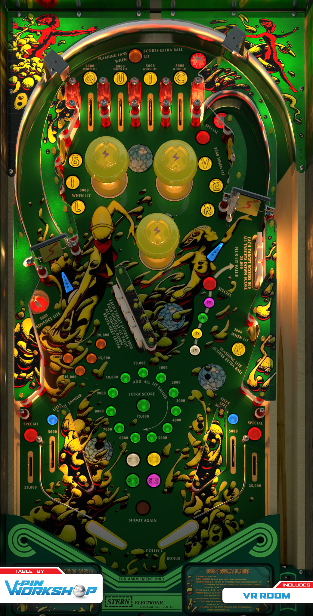 [New VP10 Alert] Quicksilver (Stern 1980) VPW - New Visual Pinball 10 ...