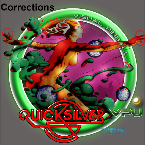 Quicksilver (Stern 1980) Neon Wheel - Wheel Images - Virtual Pinball ...