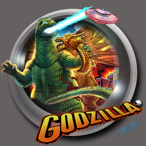 Godzilla (stern) Premium Diagonal Wheel - Wheel Images - Virtual ...