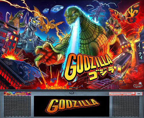 Godzilla (stern) Pro - B2S (.directb2s) & Backglass Downloads - Virtual ...