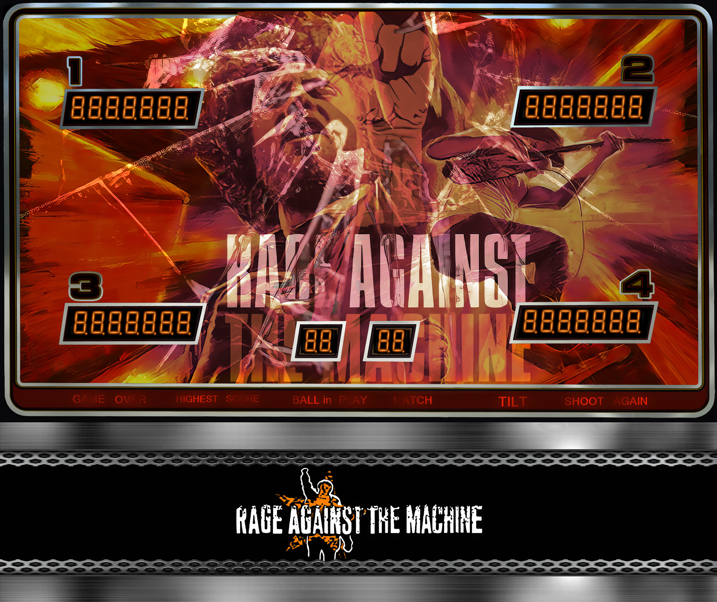 [New VPX Alert]Rage Against the Machine - New Visual Pinball 10 ...