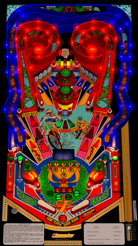 Scramble - Video Playfield - Playfield Videos - Virtual Pinball Universe