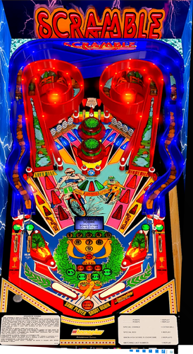Scramble - Video Playfield - Playfield Videos - Virtual Pinball Universe