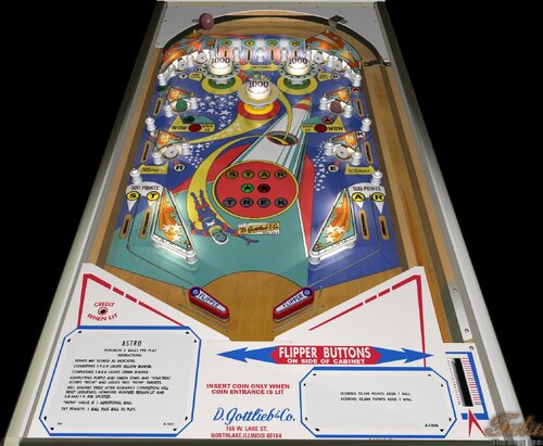 Astro (Gottlieb-1971) - Future Pinball Files - Virtual Pinball Universe