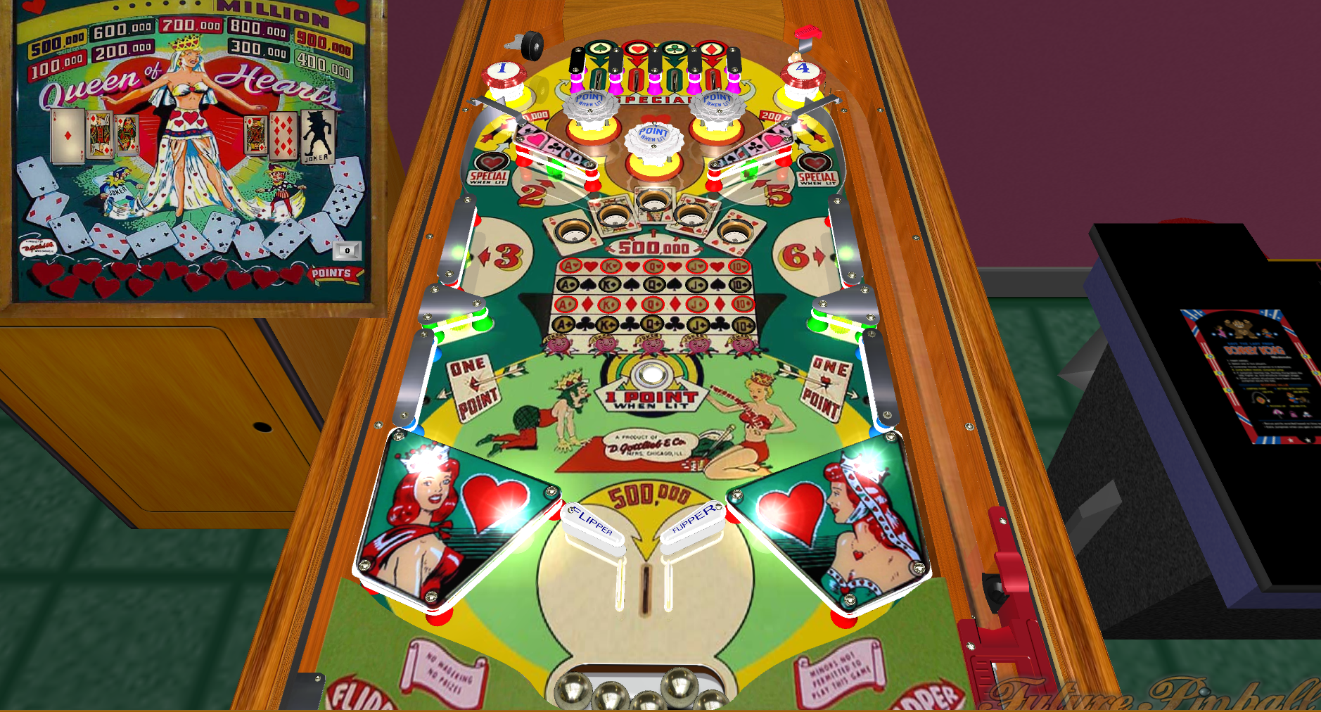 [New Future Pinball]Queen of Hearts - New Releases - Virtual Pinball ...