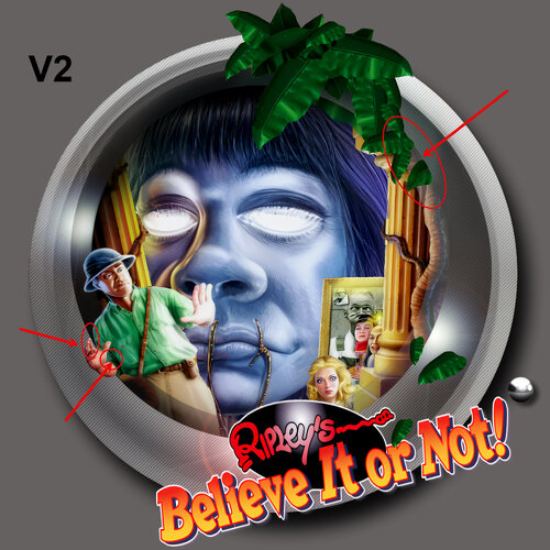 Ripley's Believe It Or Not (Stern 2004) Diagonal Wheel - Tarcisio Style ...