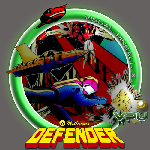 Defender (Williams 1982) Neon Wheel - Wheel Images - Virtual Pinball ...