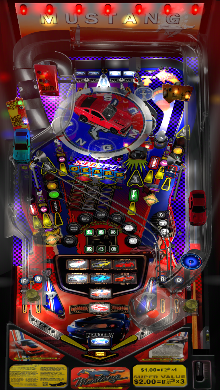 [VPURemix]Mustang (Stern 2014) Cabinet Mod. - New Visual Pinball 10 ...