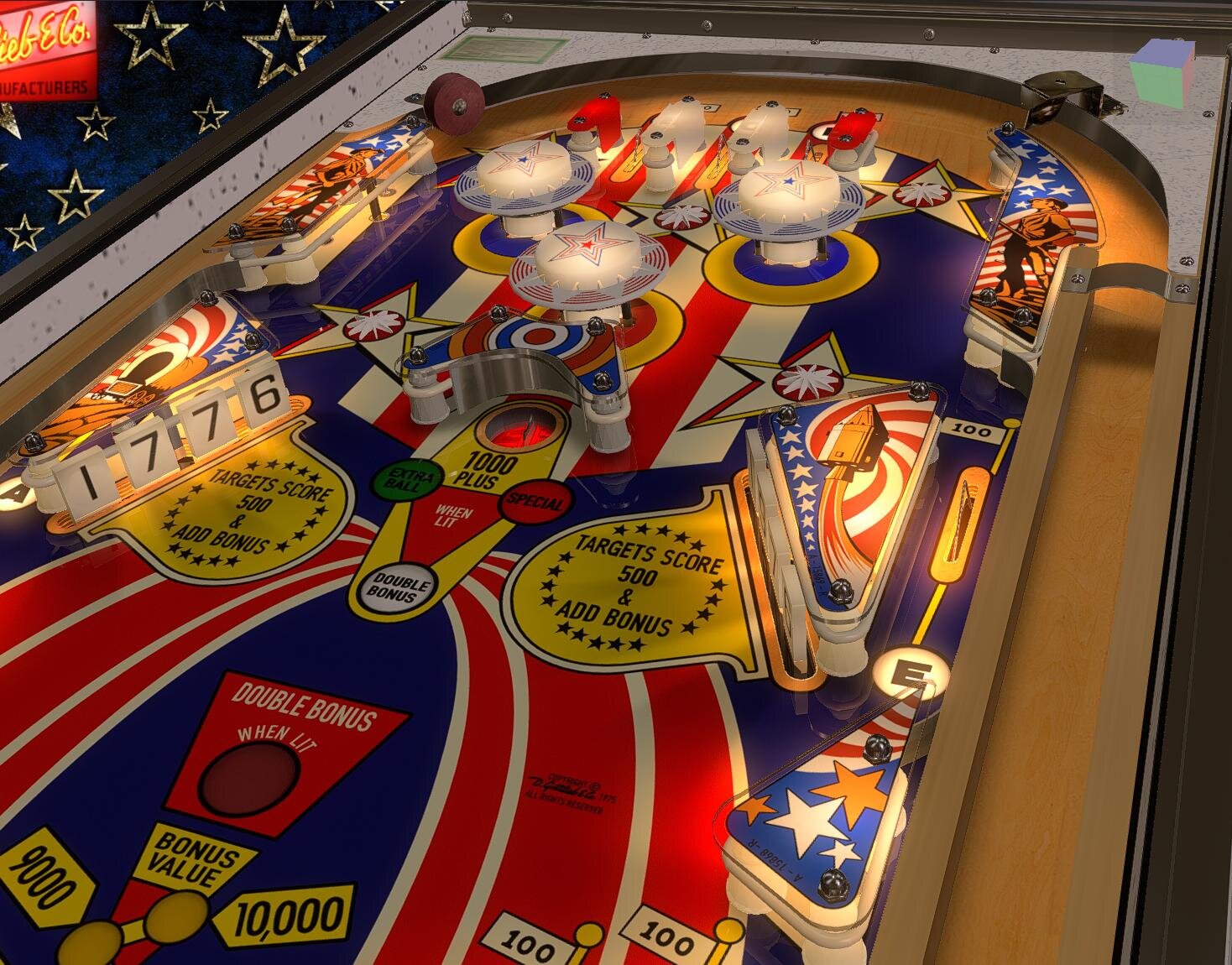 [New VP10 Alert] Spirit of 76 (Gottlieb 1975) 1.1 FS-DT-VR - New Visual ...