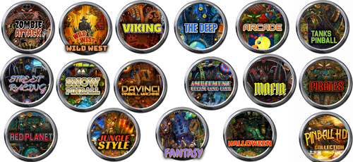 Pinball HD Wheel and Dmd set - Tarcisio Style Wheels - Virtual Pinball ...