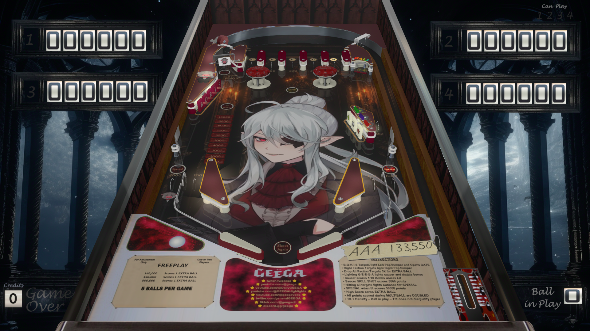 [New VP10 Alert] GEEGA (Original 2025) - New Visual Pinball 10 ...